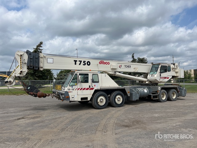 1997 Terex T750 75 ton 8x4 Hydraulic Truck Crane | Ritchie Bros ...