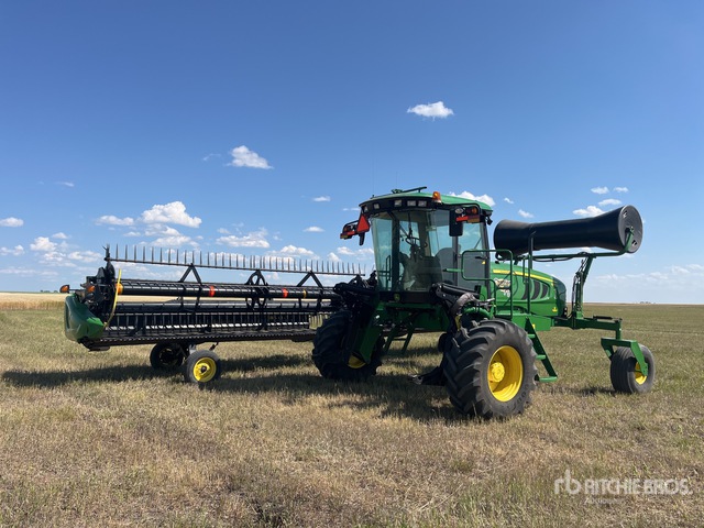 2014 John Deere W150 40 ft Swather Windrower | Ritchie Bros. Auctioneers