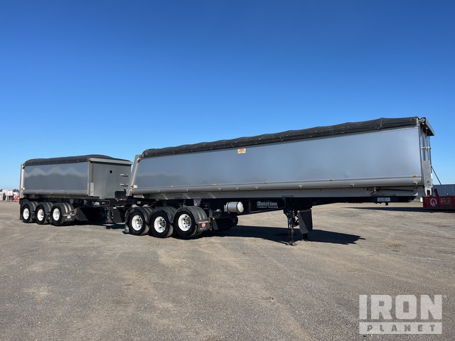 2017 Muscat Tri/A Stag B-Double Combination End Dump Trailer | Ritchie ...