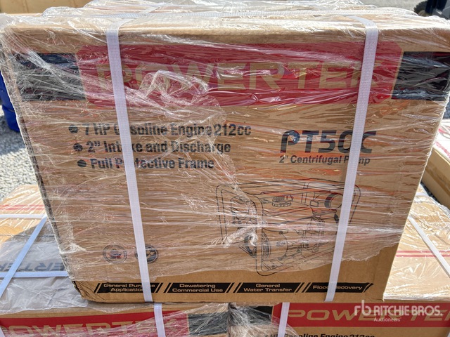 Quantity of (3) 2024 Powertek PT50C Water Pump (Unused) | Ritchie Bros ...