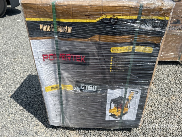 2024 Powertek C160 Reversible Plancha compactadora (Unused) | Ritchie ...