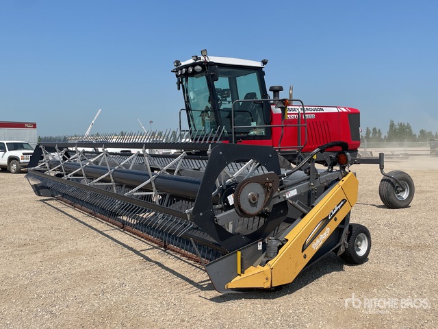 2012 Massey Ferguson WR9725 30 ft Swather Windrower | Ritchie Bros ...