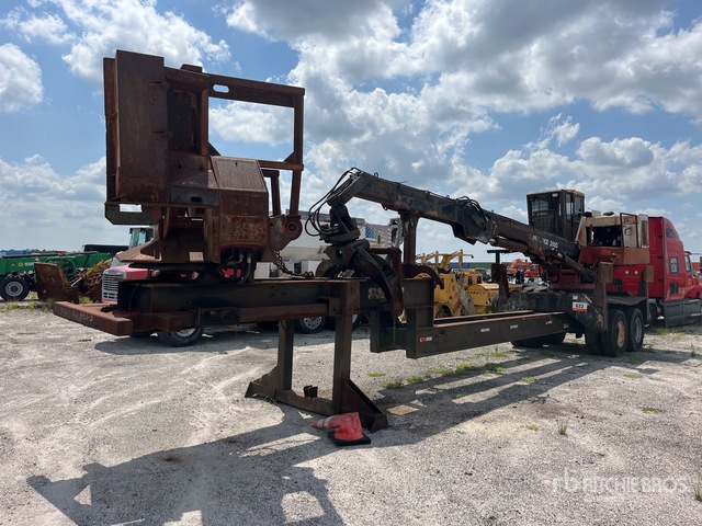1998 Prentice D210D Heel Boom Trailer Mounted Log Loader | Ritchie Bros ...