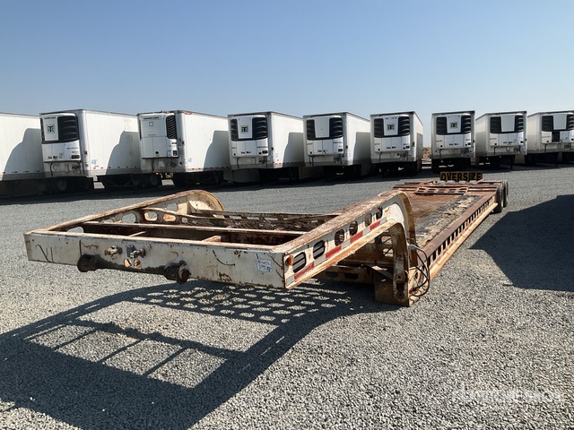 1989 Murray 60 ton 16-Wheel Expandable Axle Removable Gooseneck Lowboy ...