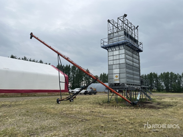 2002 Grain Handler GH1610 1085 bu/hr 9 Tier Stacked Continuous Grain ...