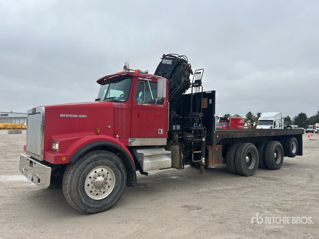 1997 Copma 19630/6P 17857 lb Knuckle Boom on 1995 Western Star 4800 8x4 ...