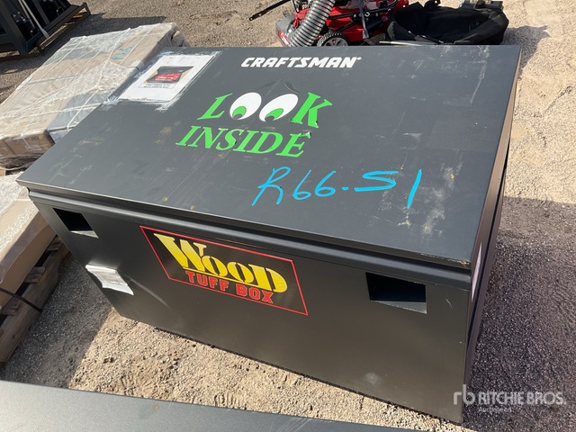 Wood Tuff Box (15) pc Craftsman Tool Set Job Site Box (Unused ...