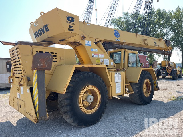 1989 Grove RT58-C 36000 lb 4x4x4 Rough Terrain Crane in St. Louis ...