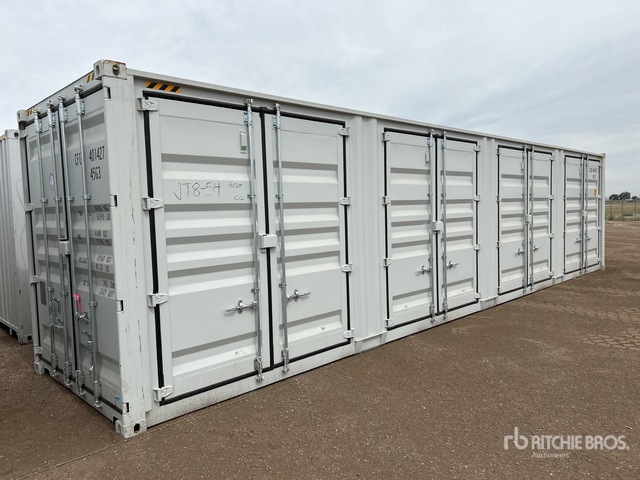 2024 AGT 40 ft HQ 40 ft One-Way High Cube Multi-Door Storage Container ...