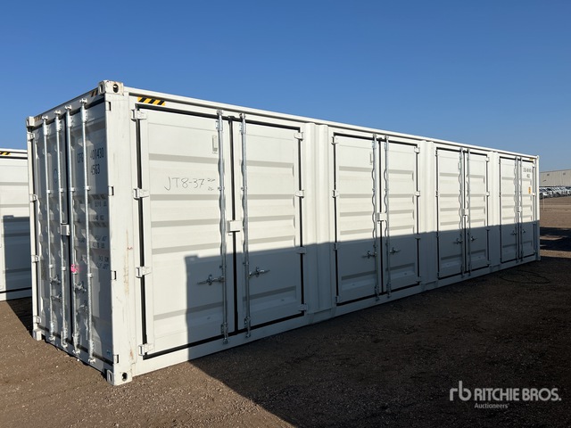 2024 AGT 40 ft HQ 40 ft One-Way High Cube Multi-Door Storage Container ...