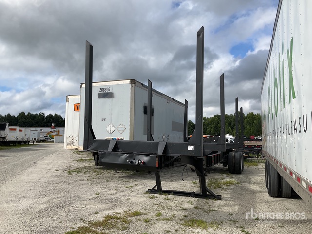 2015 Pitts LT40-8UL 40 ft T/A Log Trailer | Ritchie Bros. Auctioneers