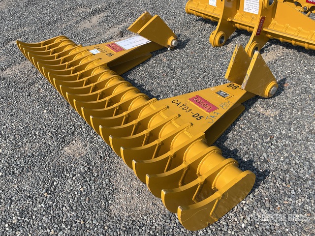 Teran RAKE-DOZER8FT 96 in Dozer Rake - Fits Cat D3 (Unused) | Ritchie ...
