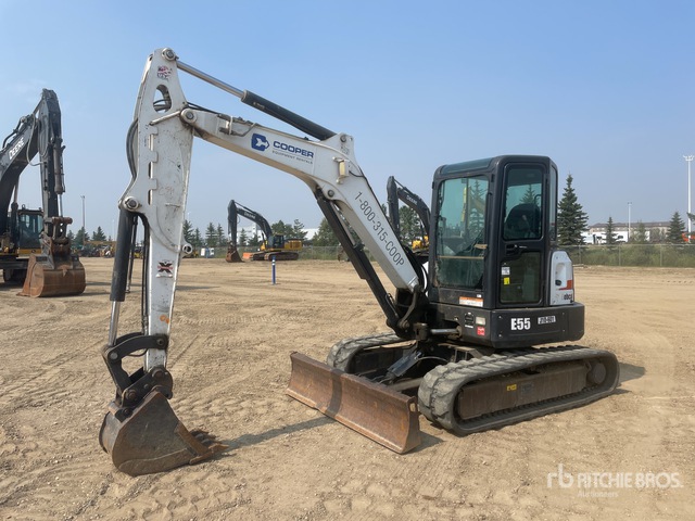 2017 Bobcat E55 Mini Excavator | Ritchie Bros. Auctioneers