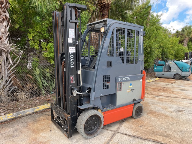 2019 Toyota 8FBCHU25 Electric Forklift in Tampa, Florida, United States ...