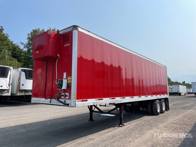 2007 Trailmobile 32 ft x 102 in T/A Heated Semi-remorque fourgon ...