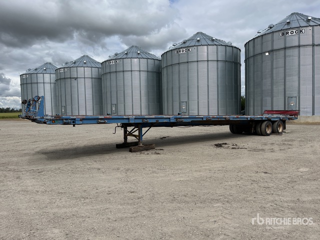 1977 Linden 51 ft T/A Flatbed Trailer | Ritchie Bros. Auctioneers