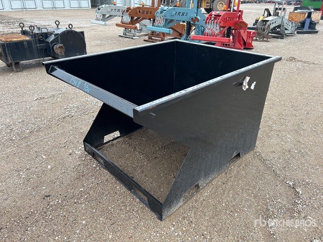 2024 Kit Containers 1.5YFT-SST Skid Steer Dump Hopper (Unused ...