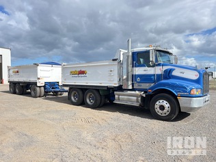 2005 Kenworth T404S 6x4 & 2009 PG&A 5.8 M Super Dog Tipping Combination ...