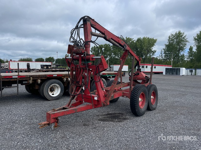 13 ft T/A Self-Loading Tow-Behind Log Trailer | Ritchie Bros. Auctioneers
