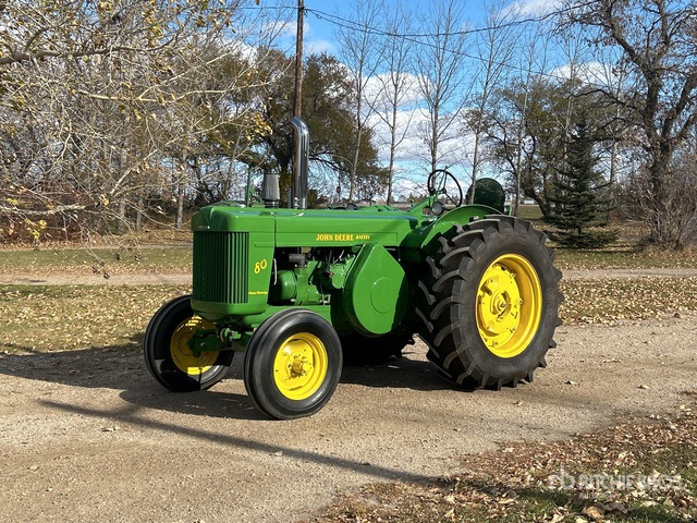 1956 John Deere 80 2WD Wide Front Tractor histórico | Ritchie Bros ...