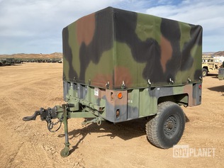 2004 US ARMY Tank Automotive Command M1101 Cargo Trailer in Yermo ...
