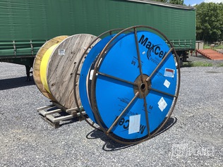 Surplus (1) Roll of CommScope Fiber Optic Cable & (1) Roll of MaxCell ...