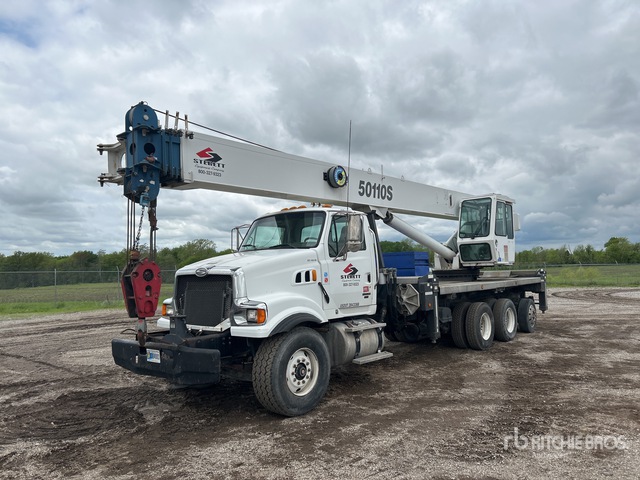 Manitex 50110S 50 ton Straight Boom on 2009 Sterling L9500 8x4 Boom ...