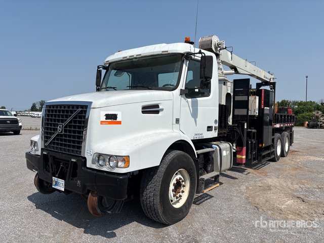 National 400B 10 ton Straight Boom on 2013 Volvo VHD 6x4 Boom Truck ...