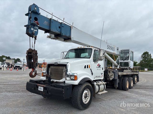 Manitex 5096S 50 ton Straight Boom on 2009 Sterling L9500 8x4 Boom ...