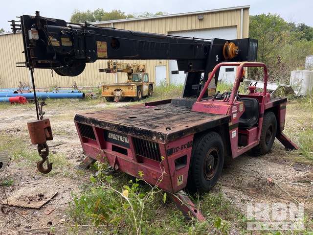 1993 Broderson IC-80-2D 9 ton 4x2 Carry Deck Crane (Inoperable ...