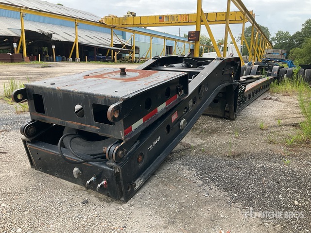 1997 Fontaine Specialized 60 ton Tri/A Beam Removable Gooseneck Lowboy ...