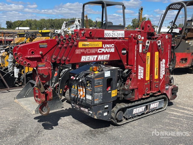 2018 Unic Spydercrane URW295CP 1U 6450 lb Mini Telescopic Crawler Crane ...