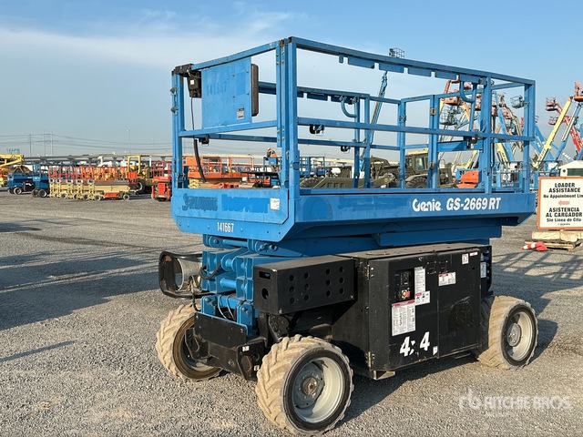 2015 Genie GS2669RT 4x4 Dual Fuel Scissor Lift | Ritchie Bros. Auctioneers