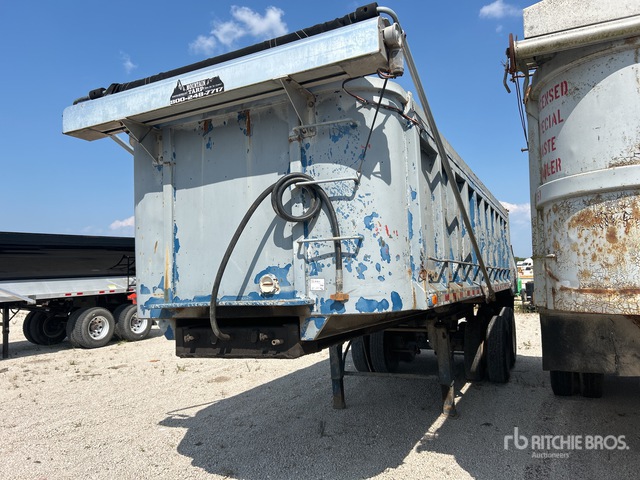 1987 Palmer Machine Works 24 ft T/A Quarter Frame End Dump Trailer ...