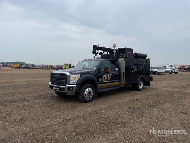 2014 Ford F-550 Lariat 4x4 Extended Cab Service Truck | Ritchie Bros ...