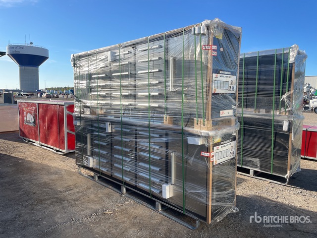 Quantity of (2) Uppro 9 ft 6 in 18-Drawer Workbench (Unused) | Ritchie ...