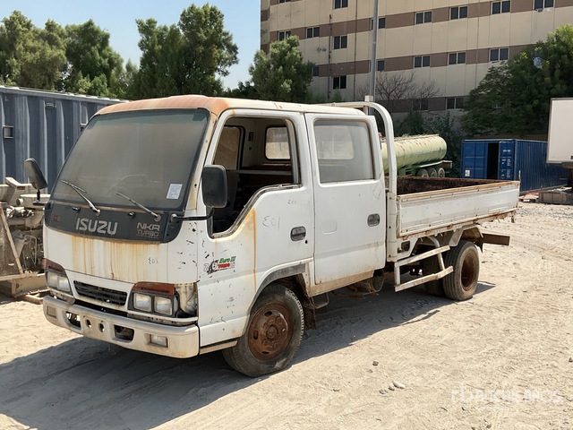 2010 Isuzu NKR 4x2 Crew Cab Flatbed Truck (Inoperable) | Ritchie Bros ...