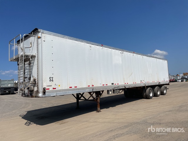 2007 Manac 30353C30 53 ft Tri/A Open-Top Chip Moving Floor Trailer ...