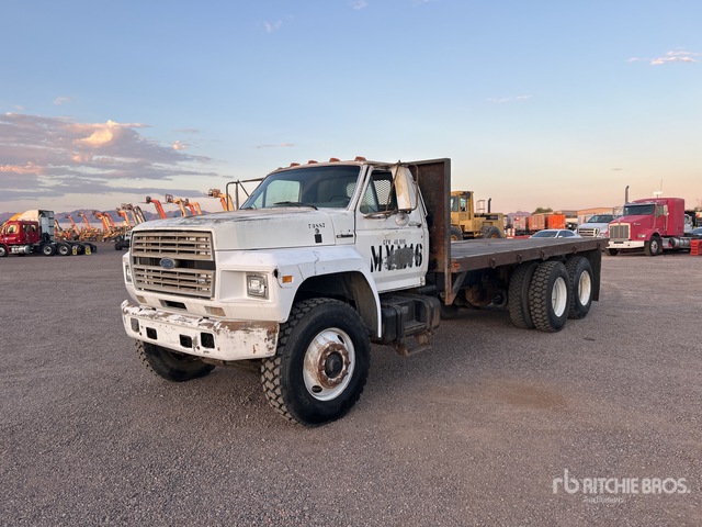 1990 Ford FT900 6x4 Flatbed Truck | Ritchie Bros. Auctioneers
