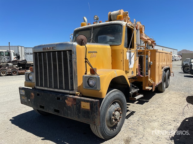 Telect LW61-234 GX 12000 lb Straight Boom on 1982 GMC C9500 6x4 Boom ...