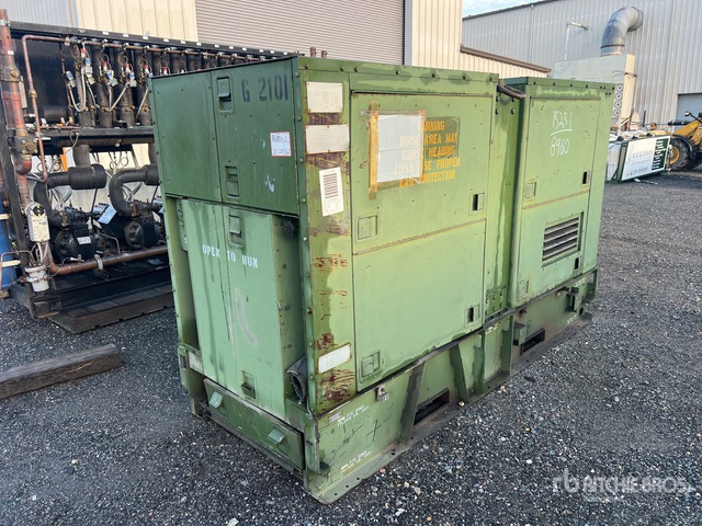 1984 Libby Welding Company MEP 007B 100 kW Skid-Mounted Generator Set ...