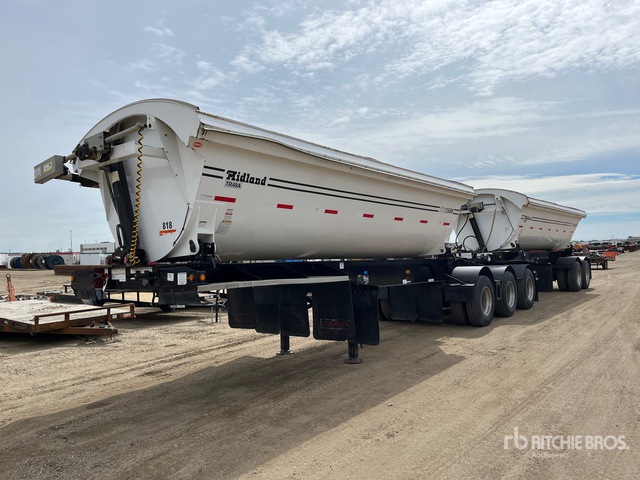 2017 Midland 21 ft Super B-Train Lead Side Dump Trailer | Ritchie Bros ...