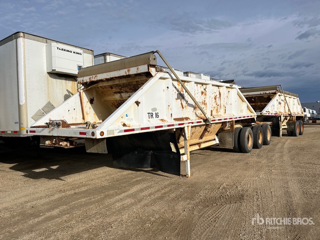 2007 Decap 29 ft Super B-Train Lead Belly Dump Trailer | Ritchie Bros ...