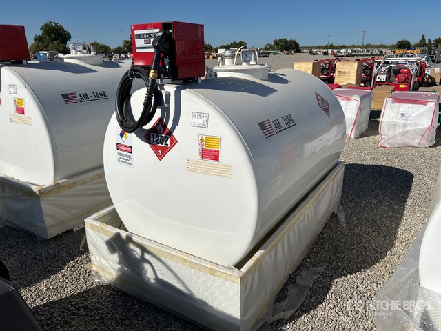 2024 AM-Tank 600 655 gal Skid Mounted Steel Diesel Fuel Tank (Unused ...