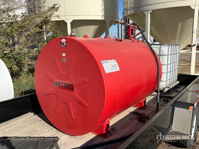 2012 Westeel Road Vault 500 gal Skid Mounted Steel Fuel Tank | Ritchie ...