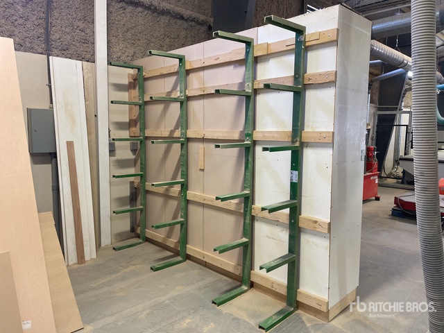 Wall Mounted Metal Heavy Duty Lumber Storage Brackets | Ritchie Bros ...