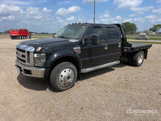 2008 Ford F 450 Lariat 4x4 Crew Cab Flatbed Truck Ritchie Bros