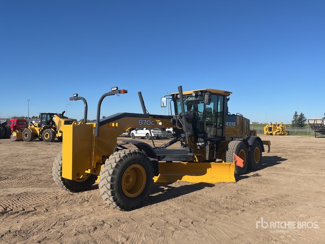 2010 John Deere 870G Motor Grader | Ritchie Bros. Auctioneers