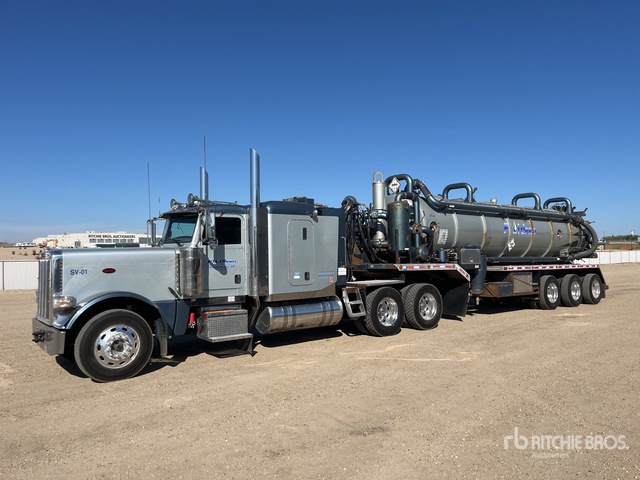 2013 Foremost on 2014 Peterbilt 389 6x4 Sleeper Semi-Vac Vacuum Tanker ...