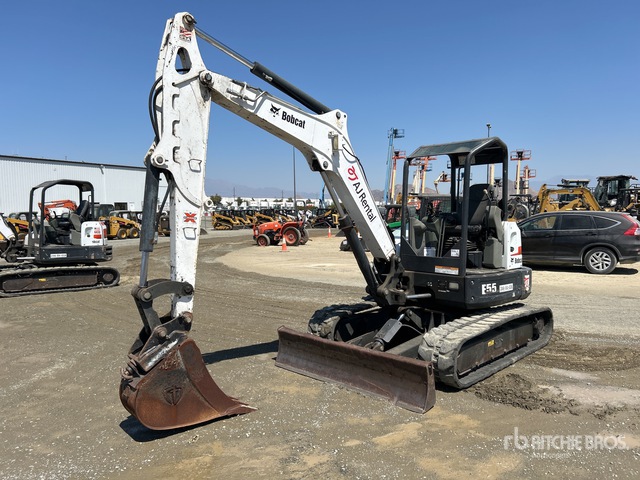 2018 Bobcat E55 Mini Excavator | Ritchie Bros. Auctioneers